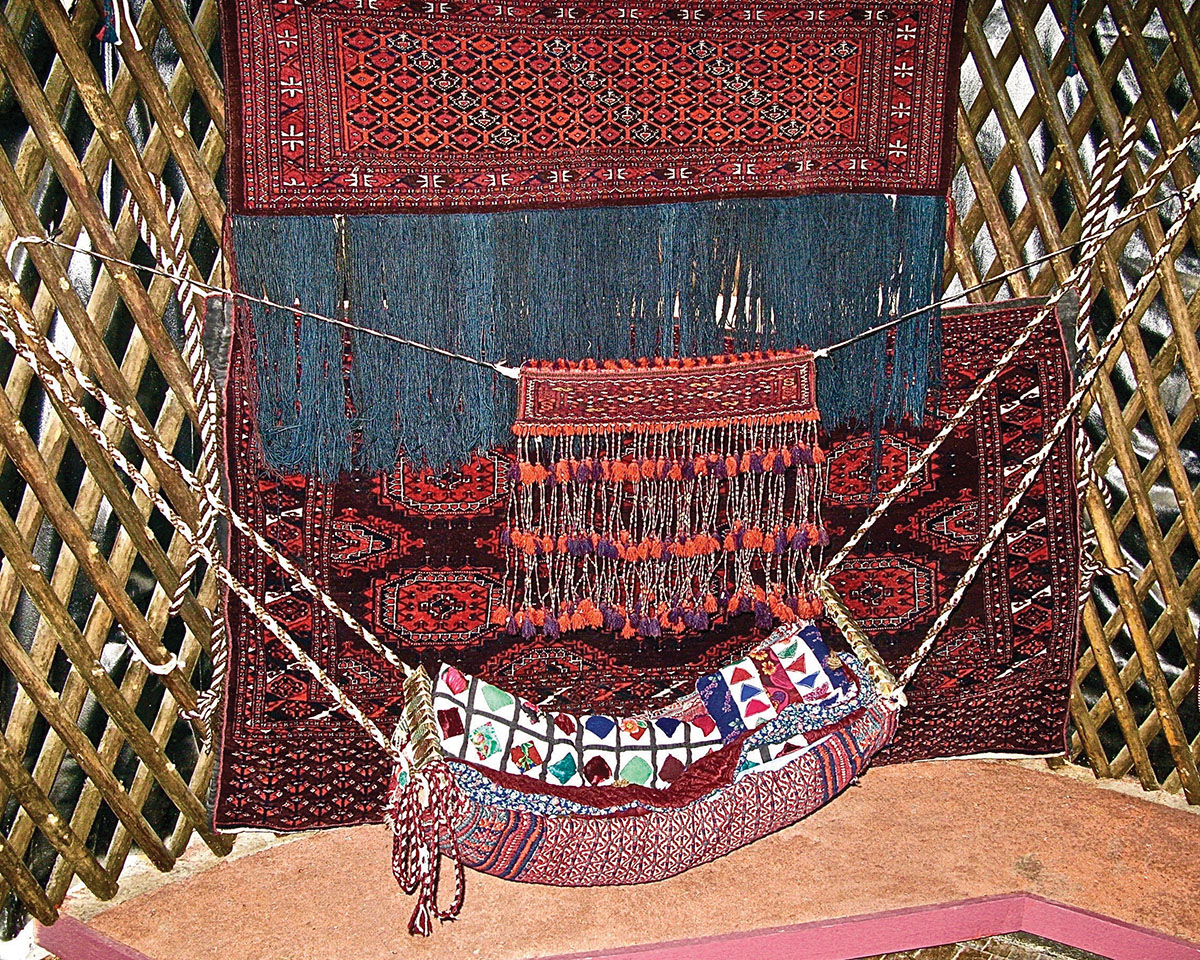 Hammock Cradle with Patchwork | World Quilts: The Central Asian Story